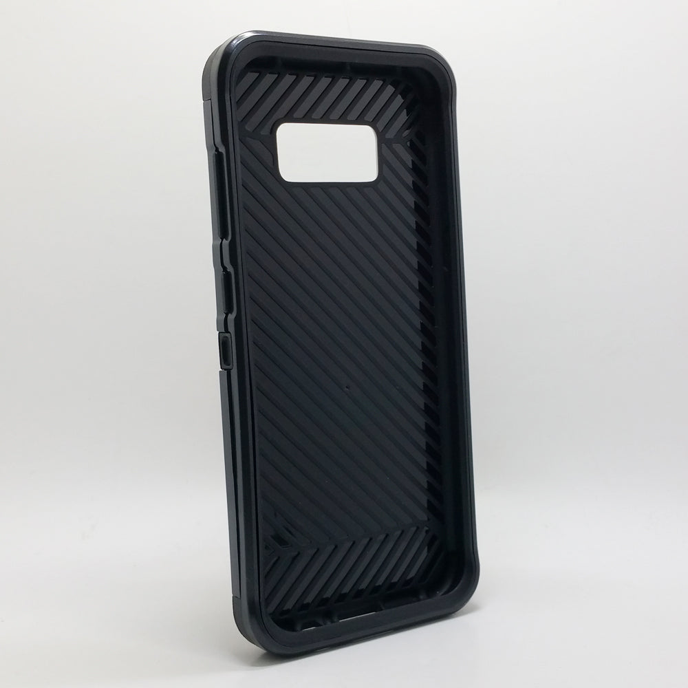 Samsung Galaxy S8 - Heavy Duty Transformer Case with Rotating Belt Cli ...
