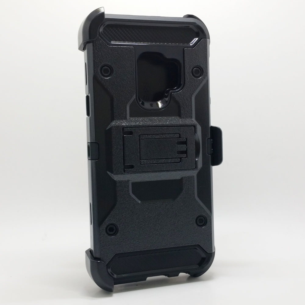 Samsung Galaxy S9 Plus - Heavy Duty Transformer Case with Rotating Bel ...