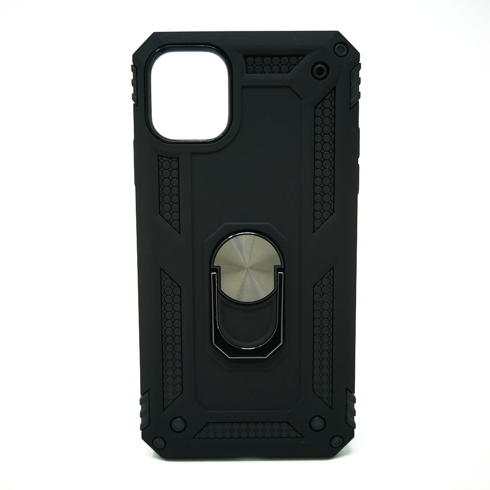 Apple iPhone 11 - Transformer Shockproof Magnet Case with iRing Kickst ...